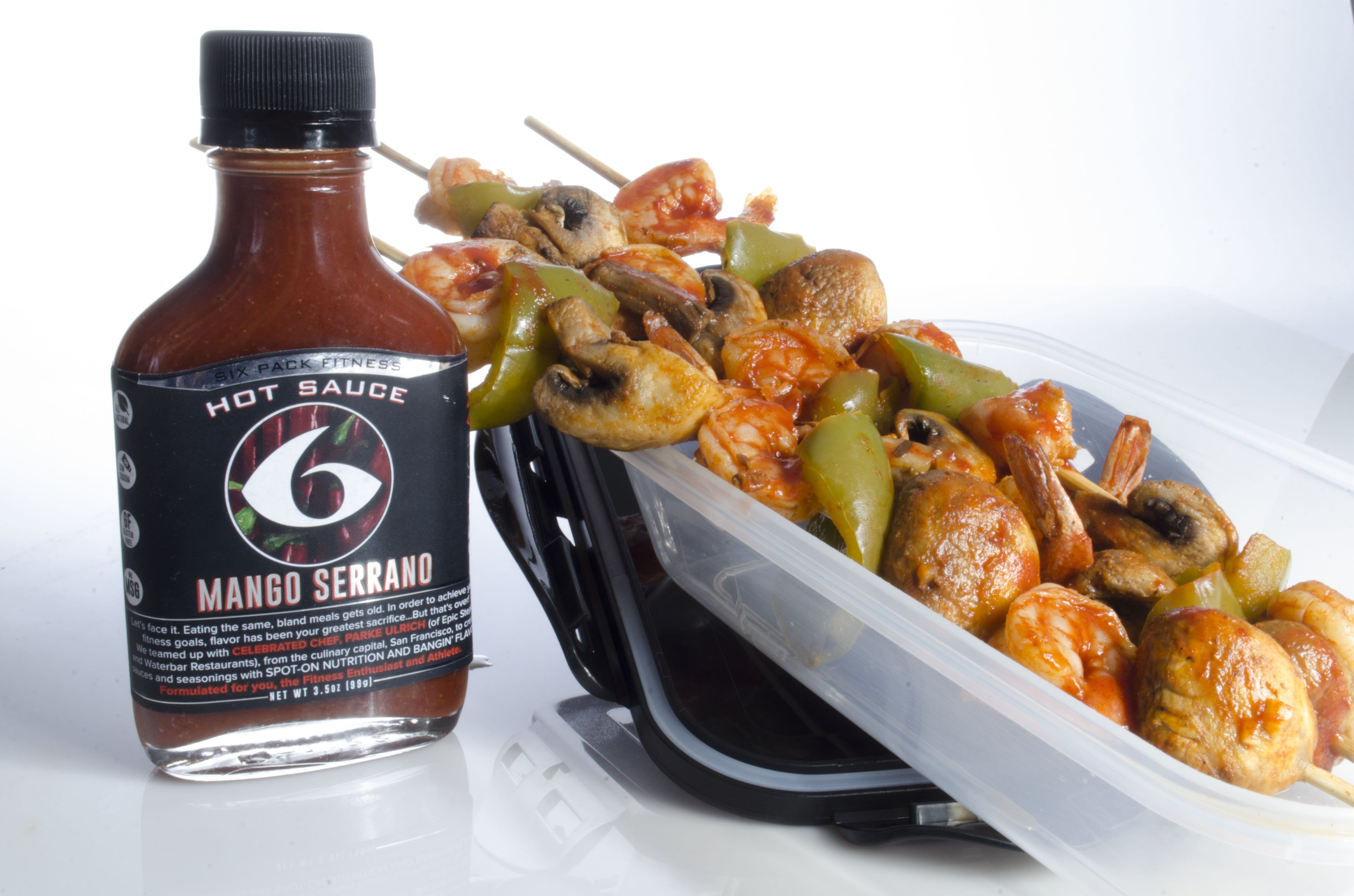 6 Pack Exclusive Recipe: Mango Serrano Shrimp Kabobs – Pure Alpha LLC